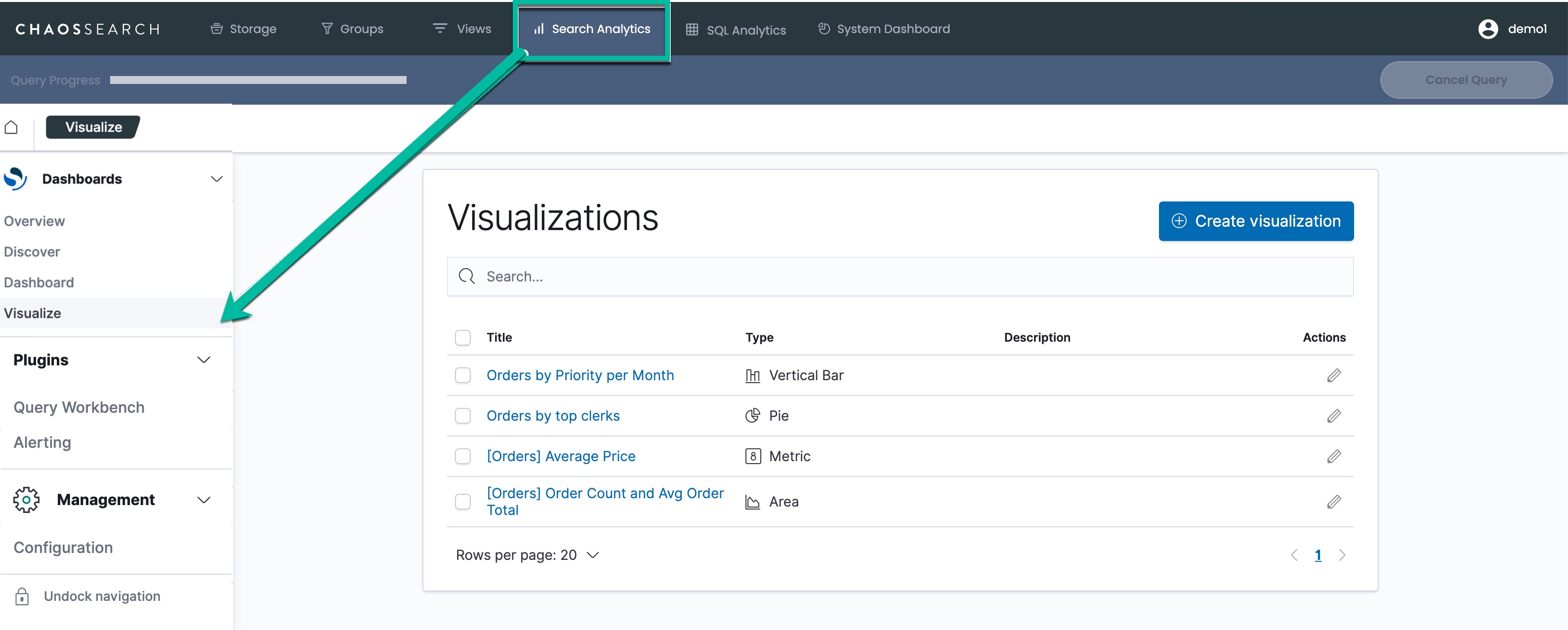 Creating Visualizations