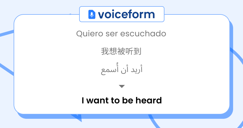 Multilingual Surveys & AI-Powered Translations | Voiceform