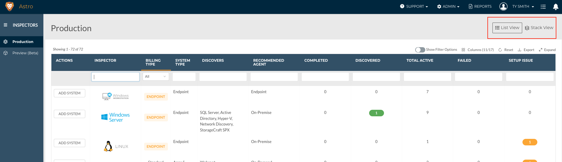 System Inspector Overview