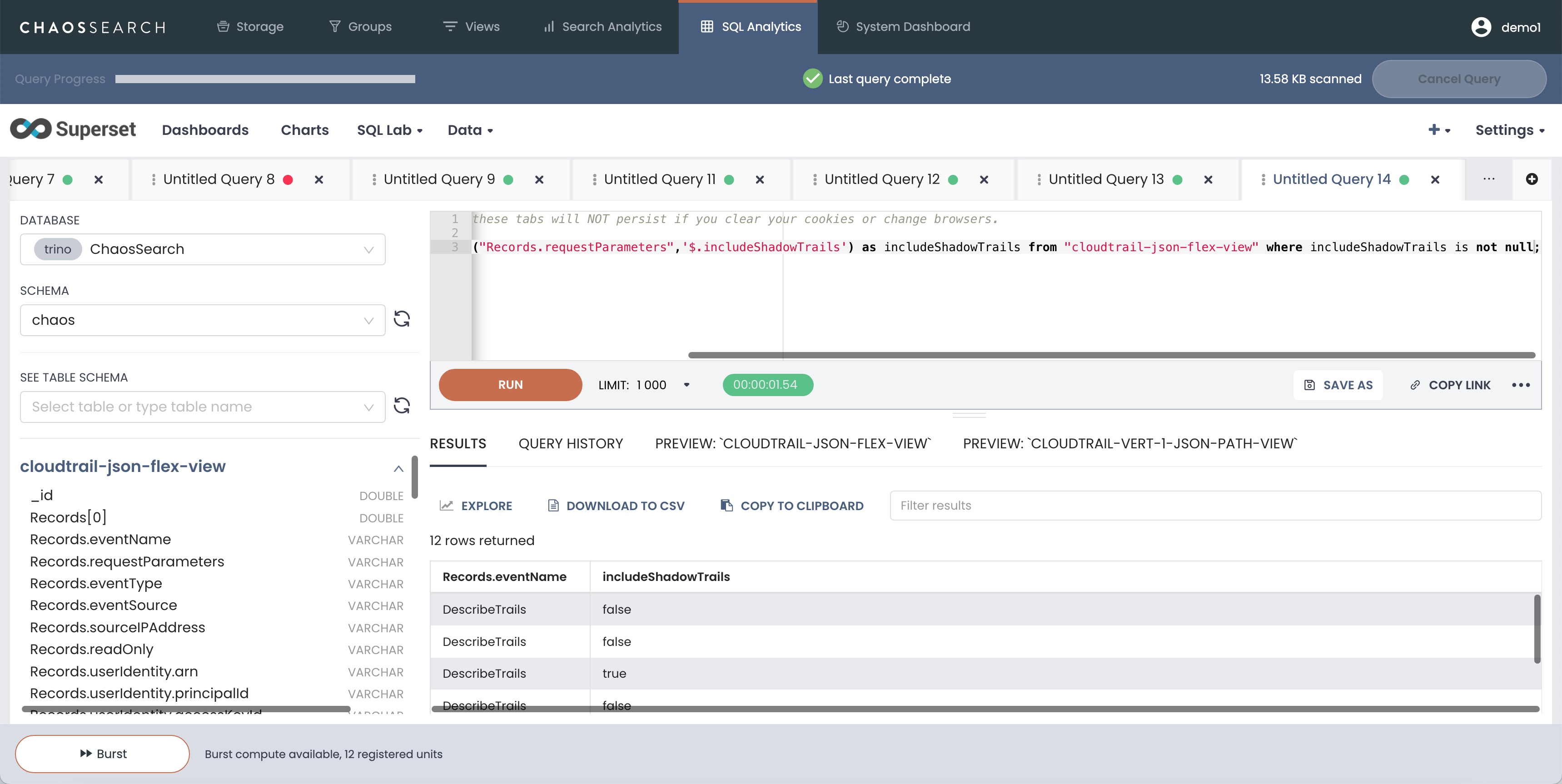 Query JSON String Fields In SQL