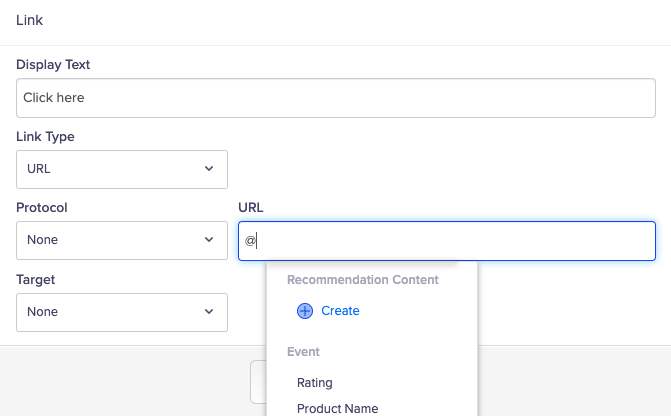 Create Campaigns using Recommendations