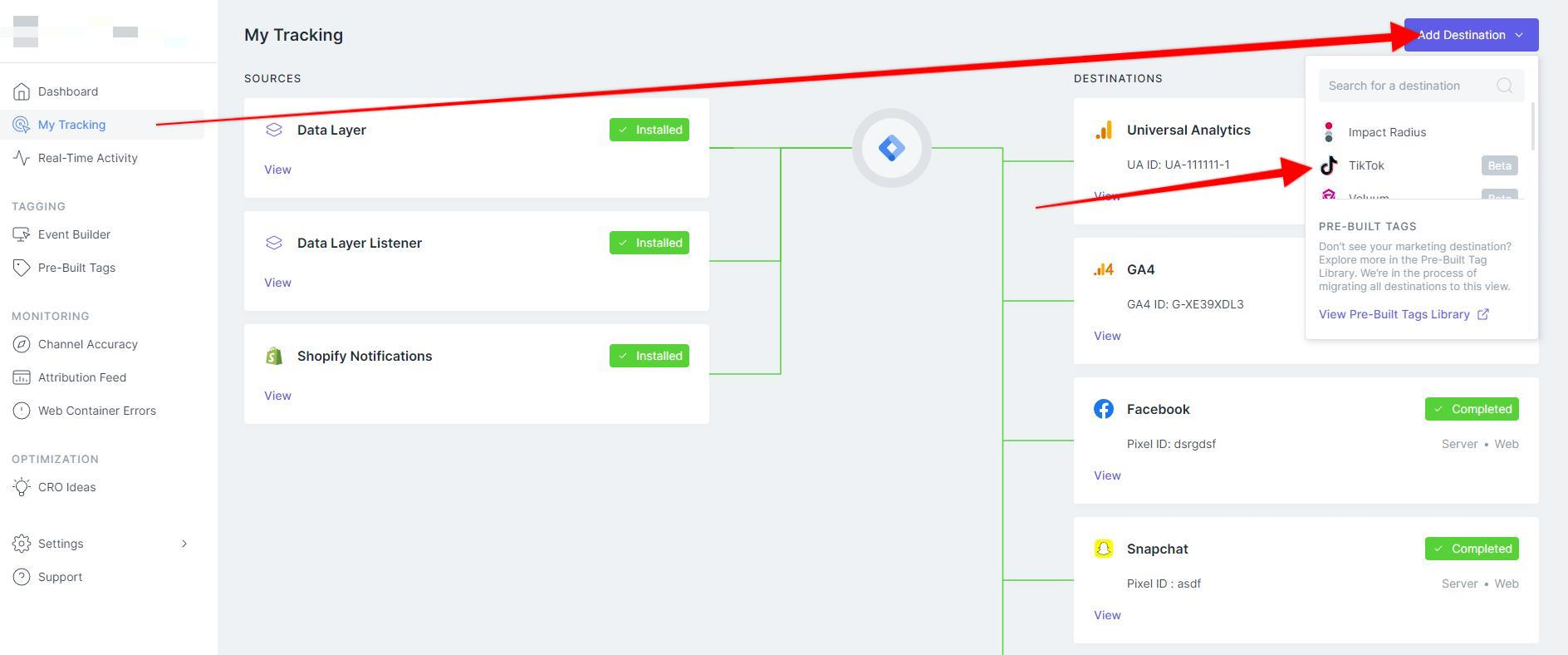 How to Set Up TikTok Events API via Elevar Server-Side Destination