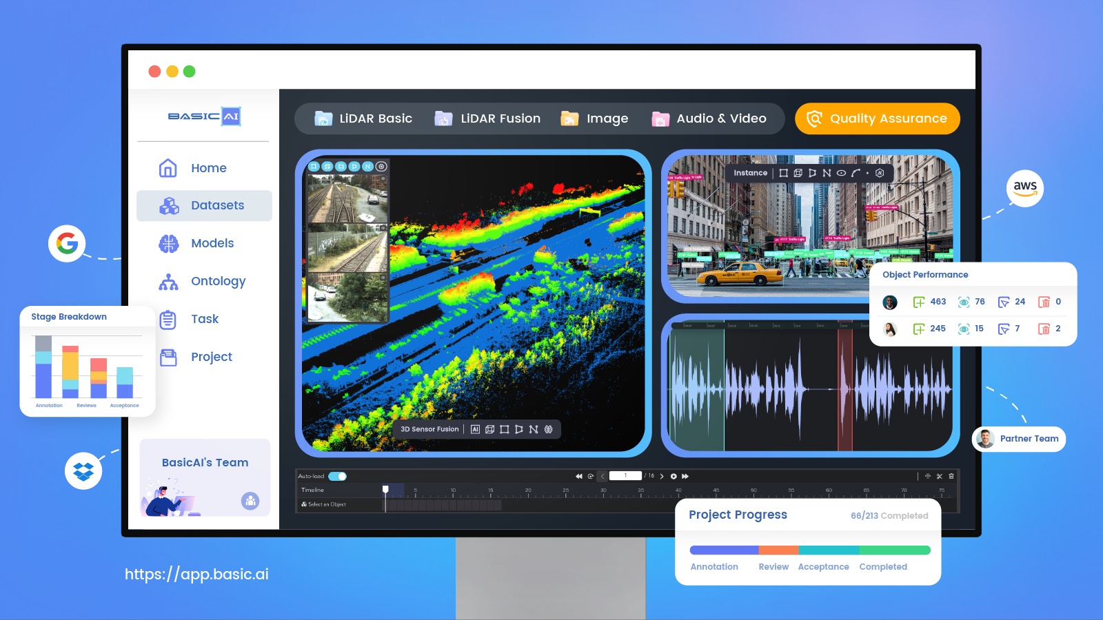 Import Data and Pre-annotations into BasicAI