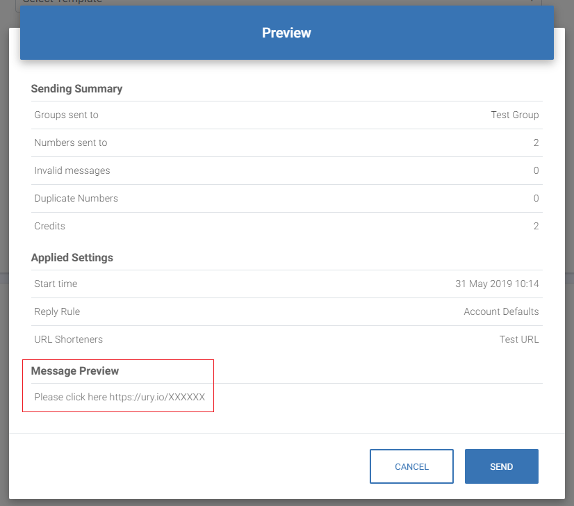 Using a Shortened URL (Website)