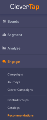 Creating a Recommendation