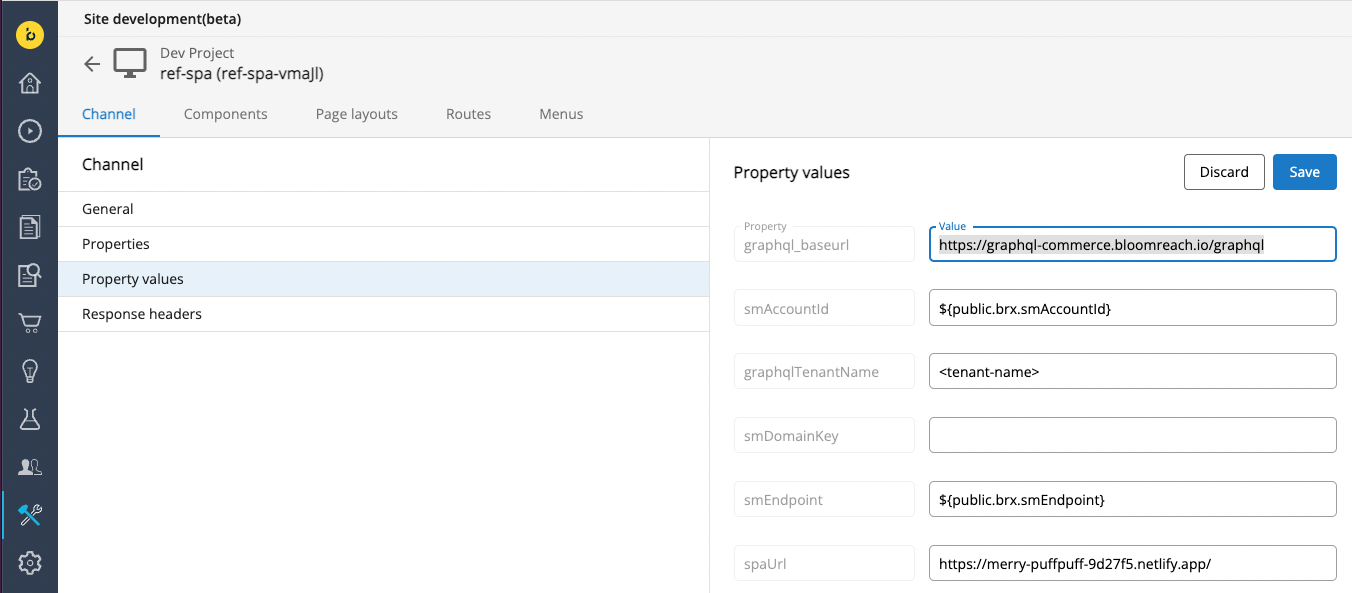 Bloomreach Reference SPA