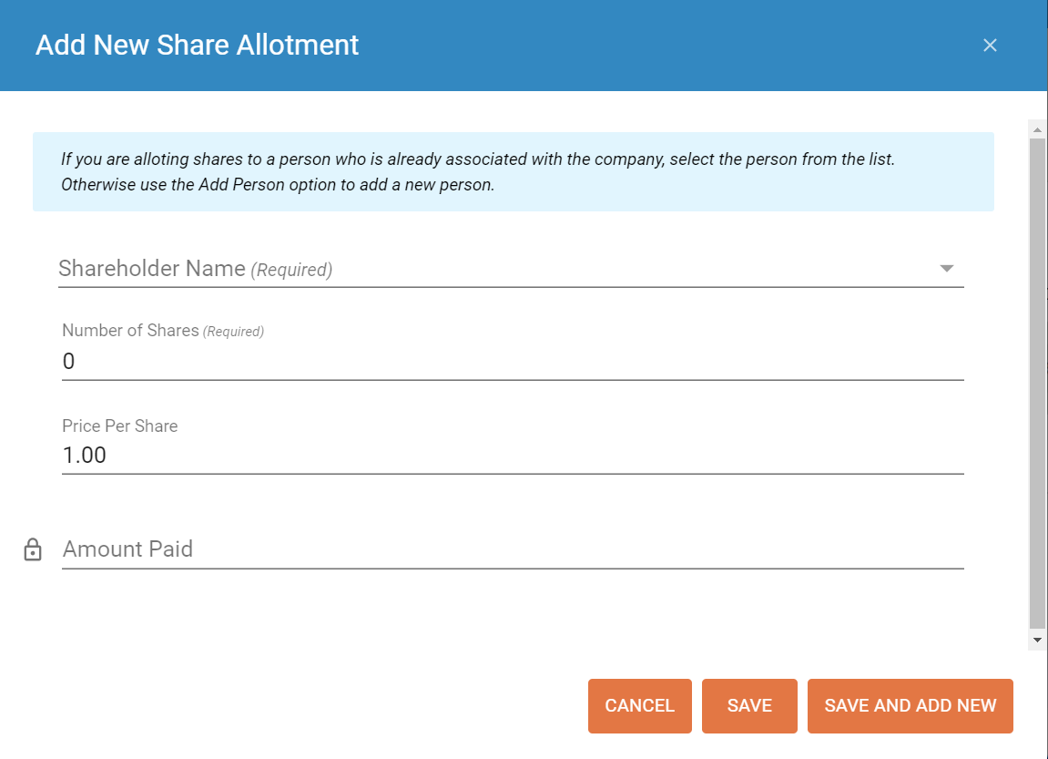 Increase Share Capital