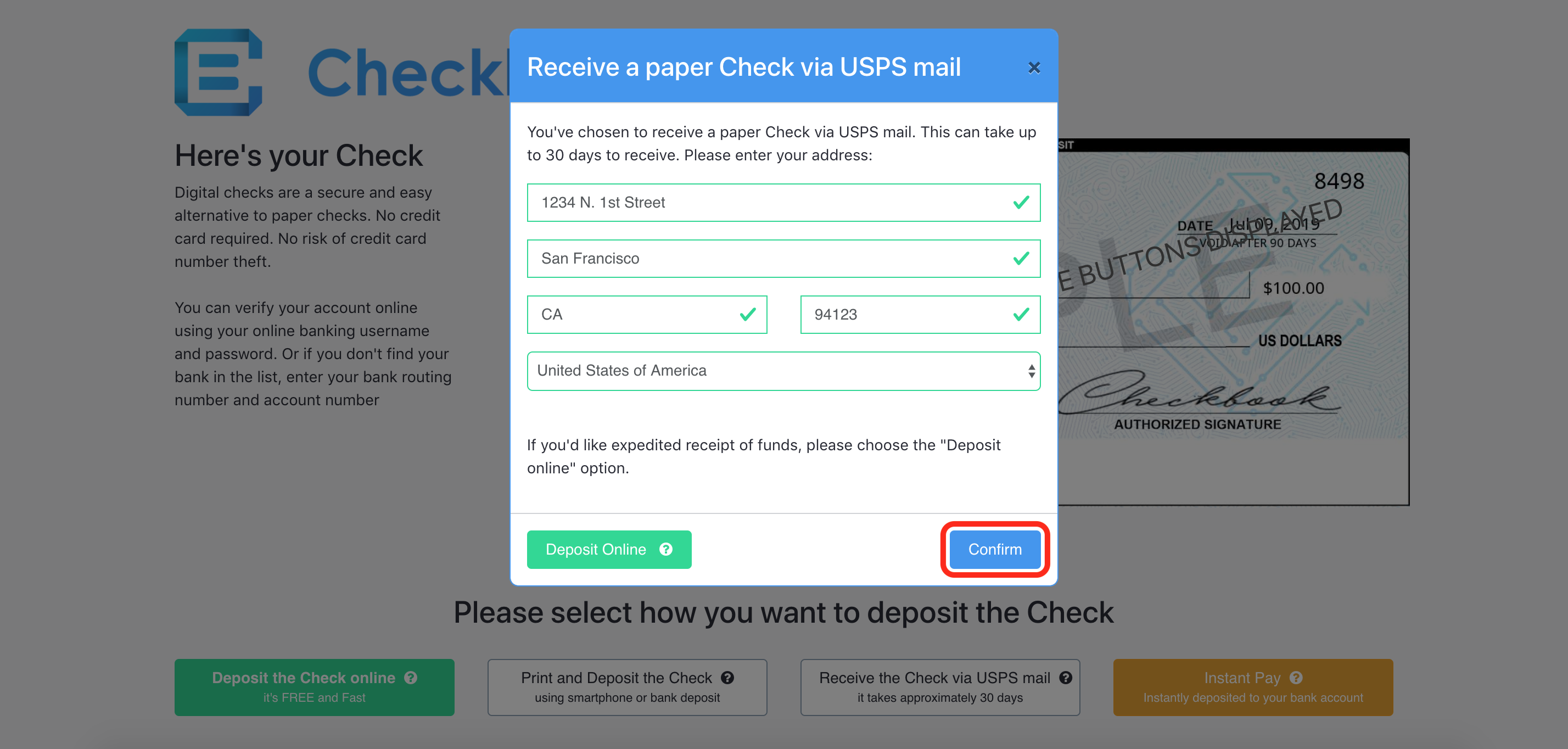 How To Mail A Check