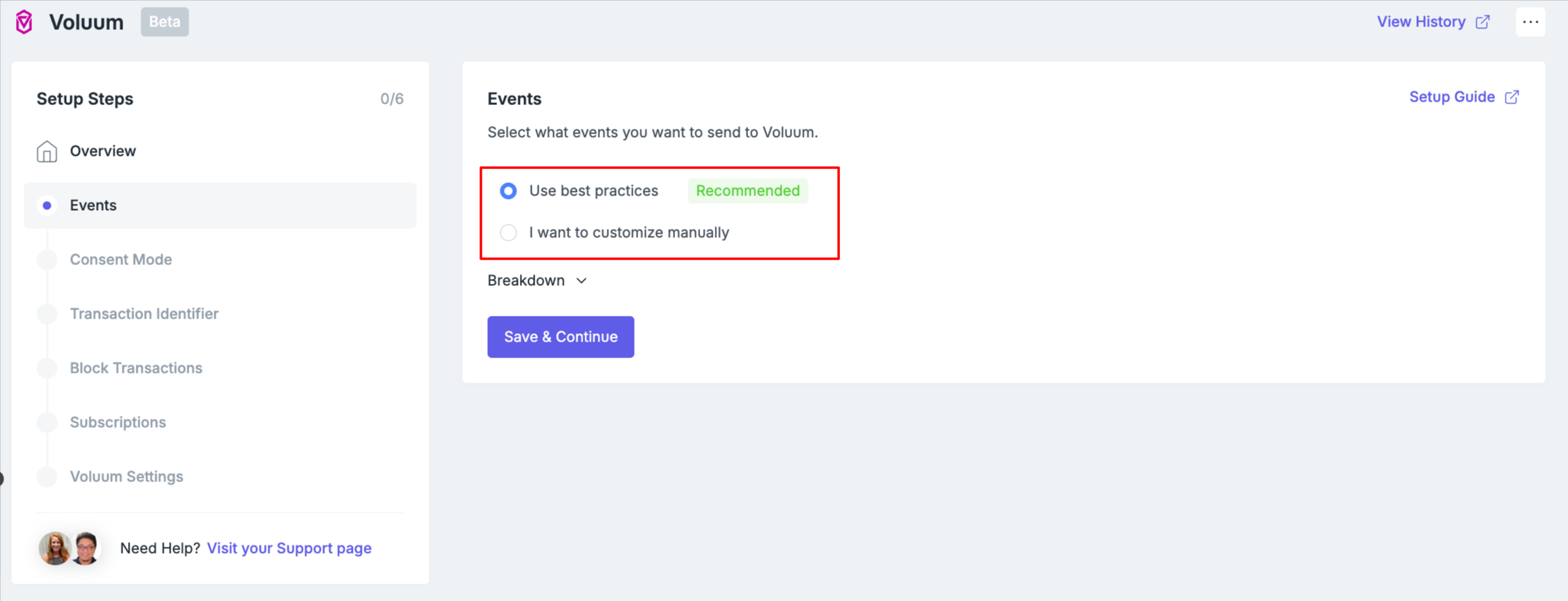 How to Set Up Voluum via Elevar Server-Side Destination.