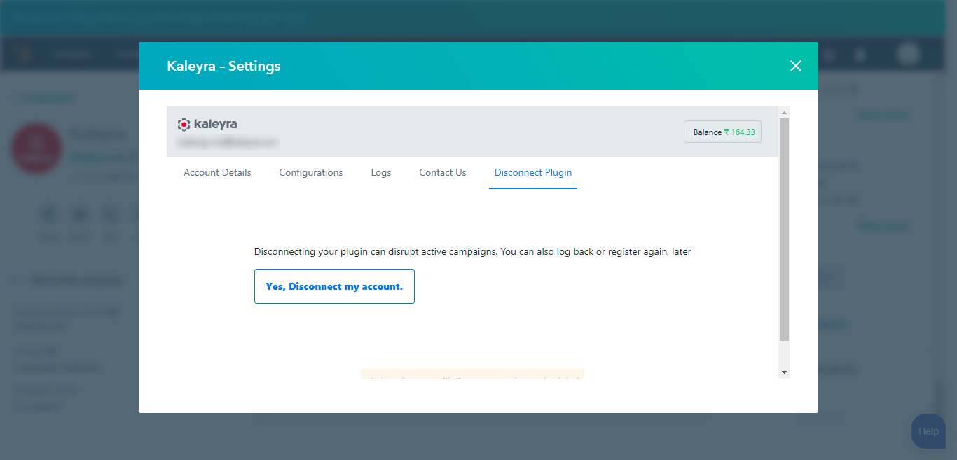 Configure Kaleyra Settings with HubSpot Configure Kaleyra Settings with HubSpot