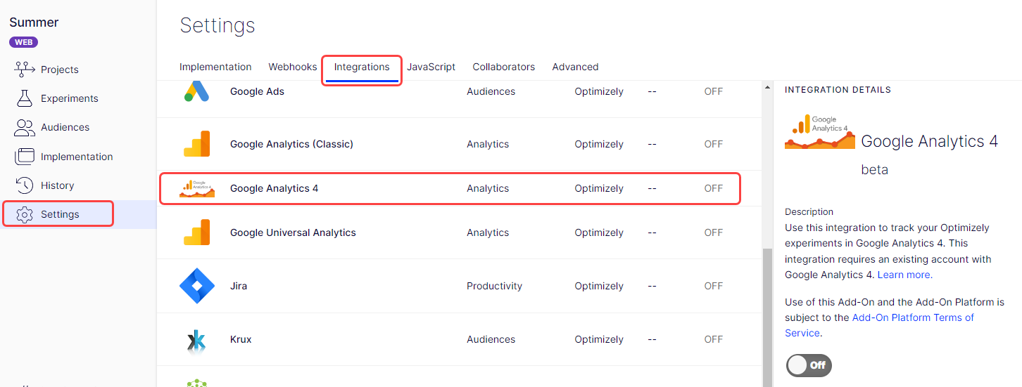 Integrate Google Analytics 4 (GA4)